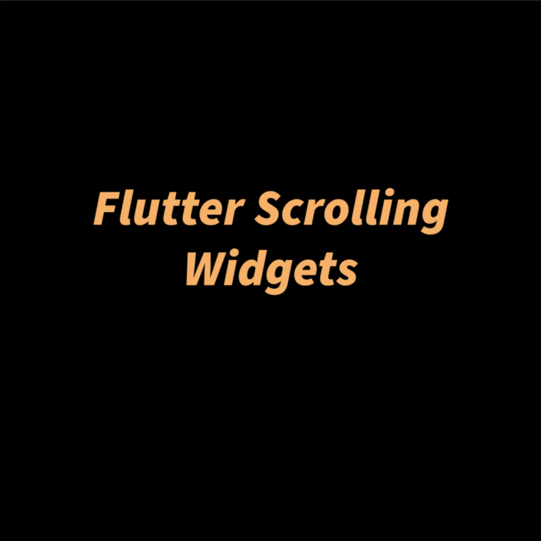 Flutter Scrolling Widgets – BuildandTeach (Henry Palma)