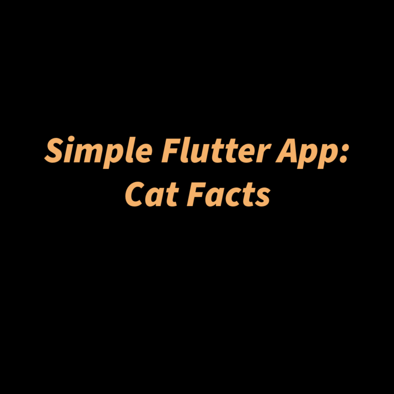 Simple Flutter App Cat Facts App Buildandteach Henry Palma